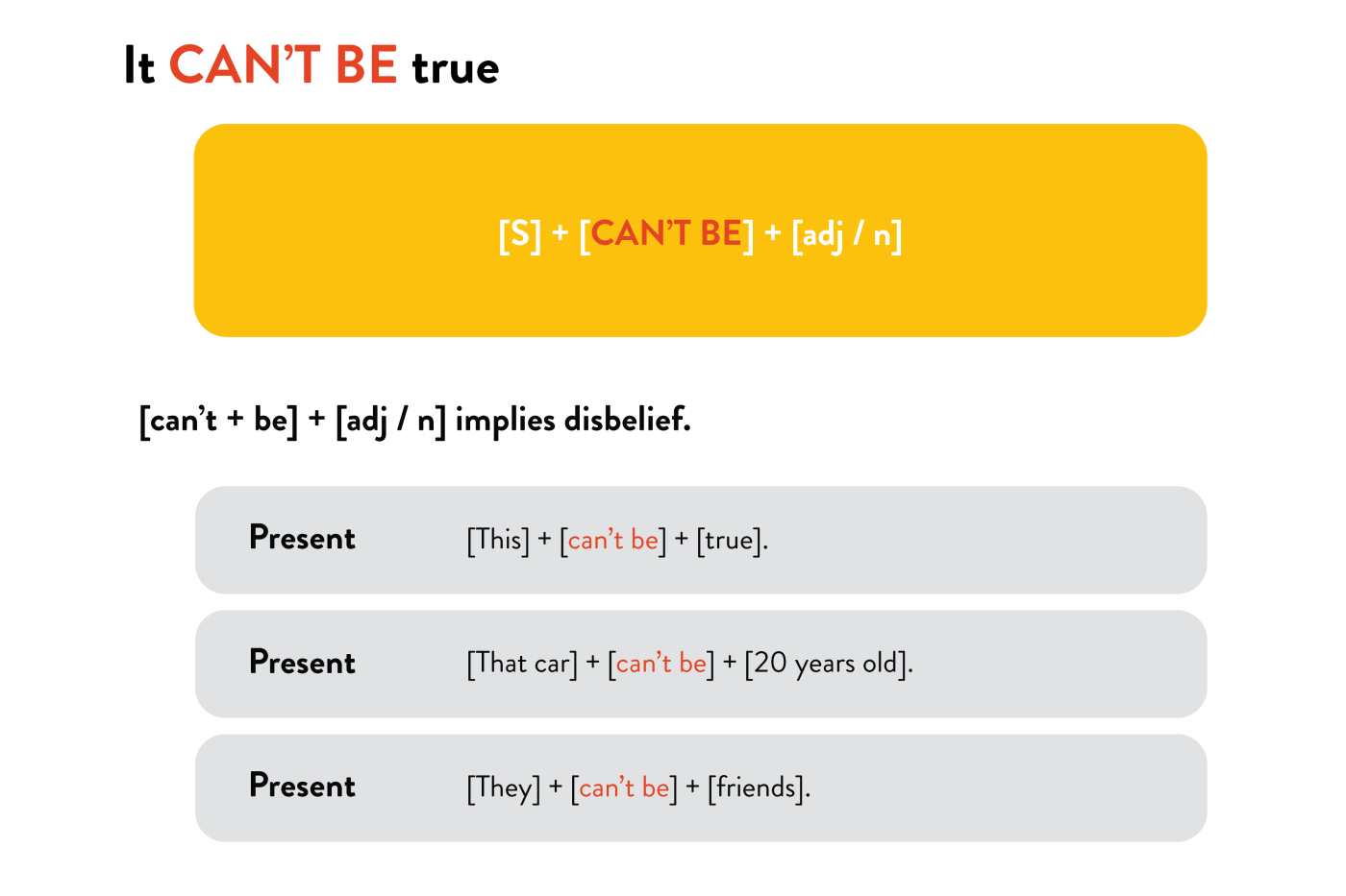 2-27. It can’t be true | Cambly Content