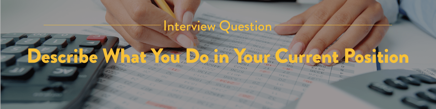 Interview 3: Describe What You Do in Your Current Position | Cambly Content